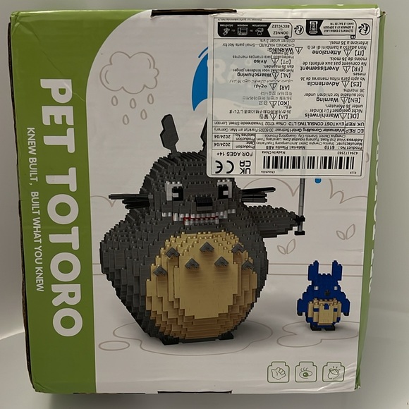 Toys | Anime My Neighbor Totoro With Umbrella Building Blocks Set ...